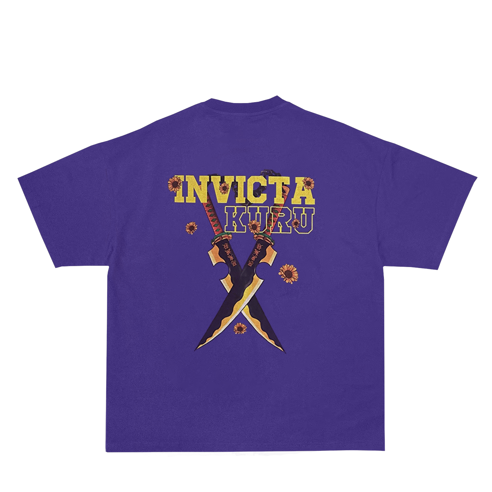 Twin Swords T-Shirt - Washed Purple – Invicta Kuru