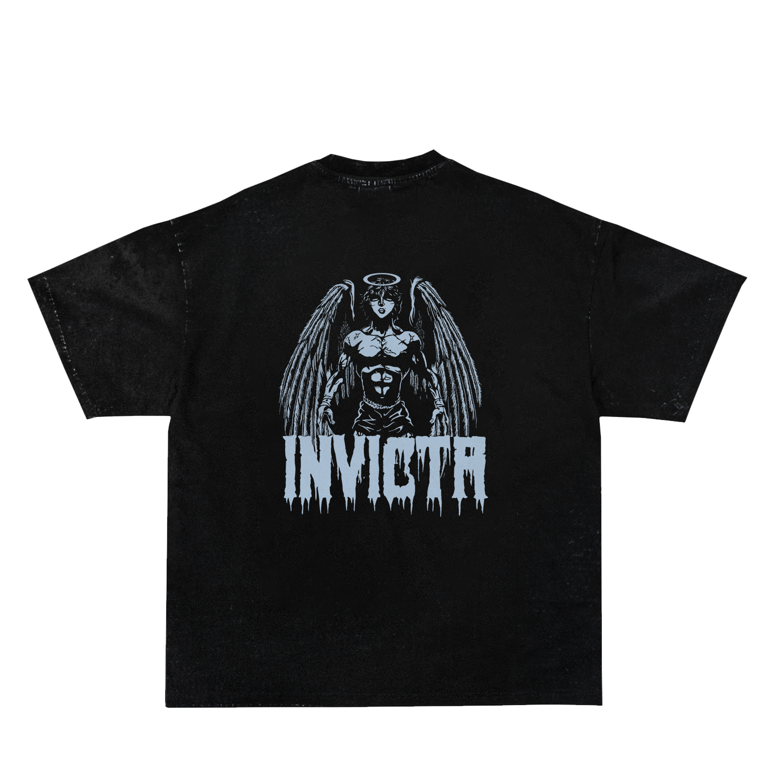 Angel Grappler T-Shirt - Acid Washed – Invicta Kuru